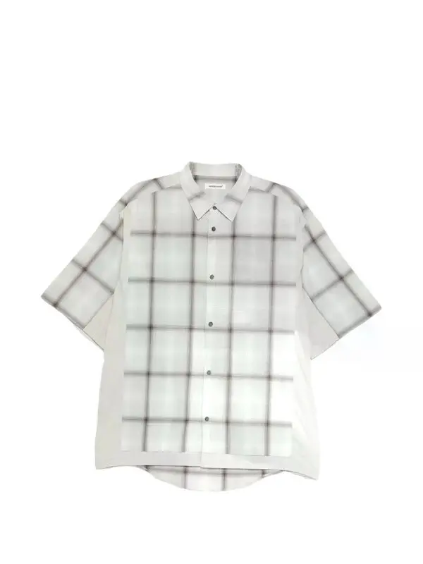 Undercover Check-pattern Short-sleeve Shirt