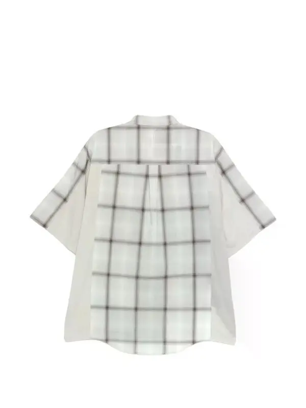 Undercover Check-pattern Short-sleeve Shirt