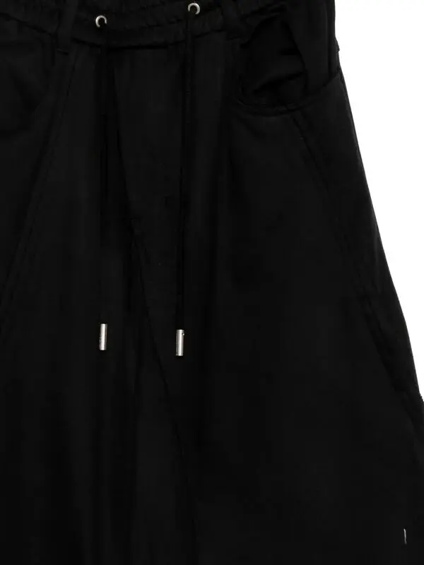SONGZIO Drawstring Wide-leg Track Pants