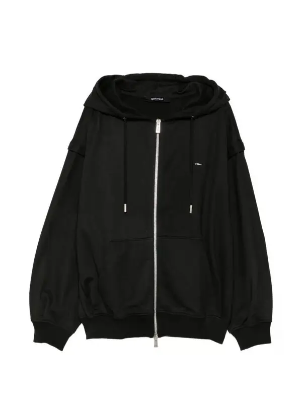 SONGZIO Graphic Embroidered Zip-up Hoodie