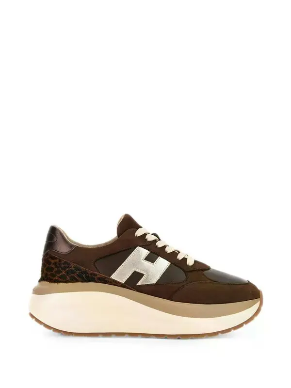 Hogan Maxi I Active Sneakers With Leopard Print Detail