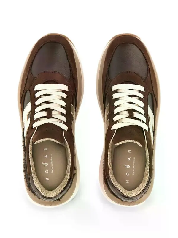 Hogan Maxi I Active Sneakers With Leopard Print Detail