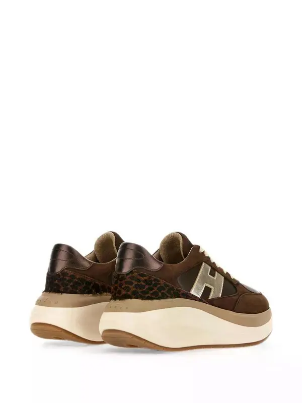 Hogan Maxi I Active Sneakers With Leopard Print Detail