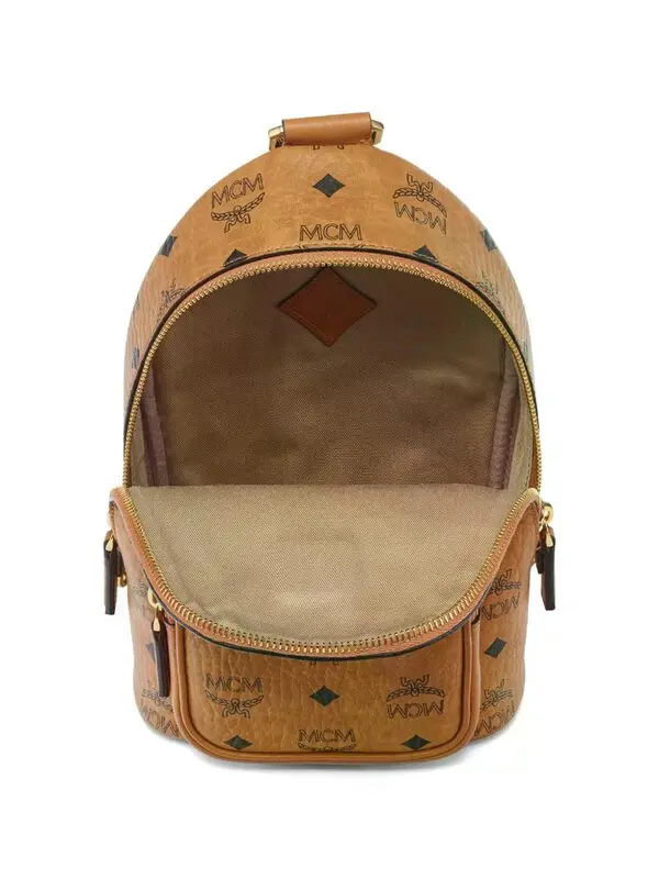 Mcm Visetos Monogram Messenger Bag