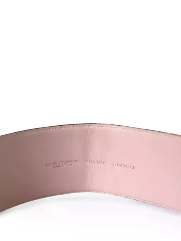 Dolce & Gabbana Floral Brocade Belt