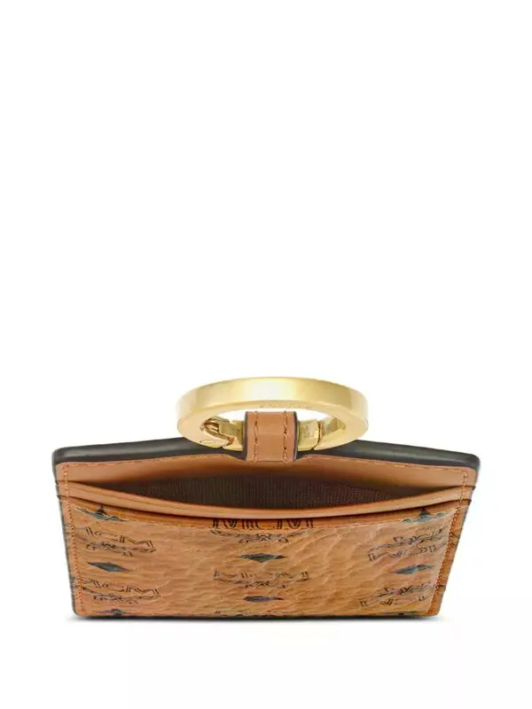 Mcm Visetos Lanyard Card Holder