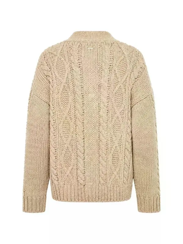 Dsquared2 Cable Knit V-neck Cardigan