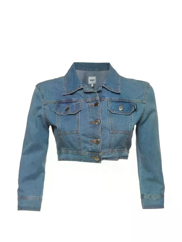 Moschino Cropped Denim Jacket