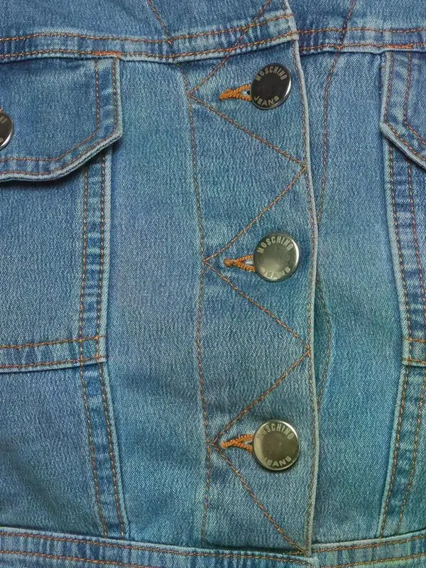 Moschino Cropped Denim Jacket