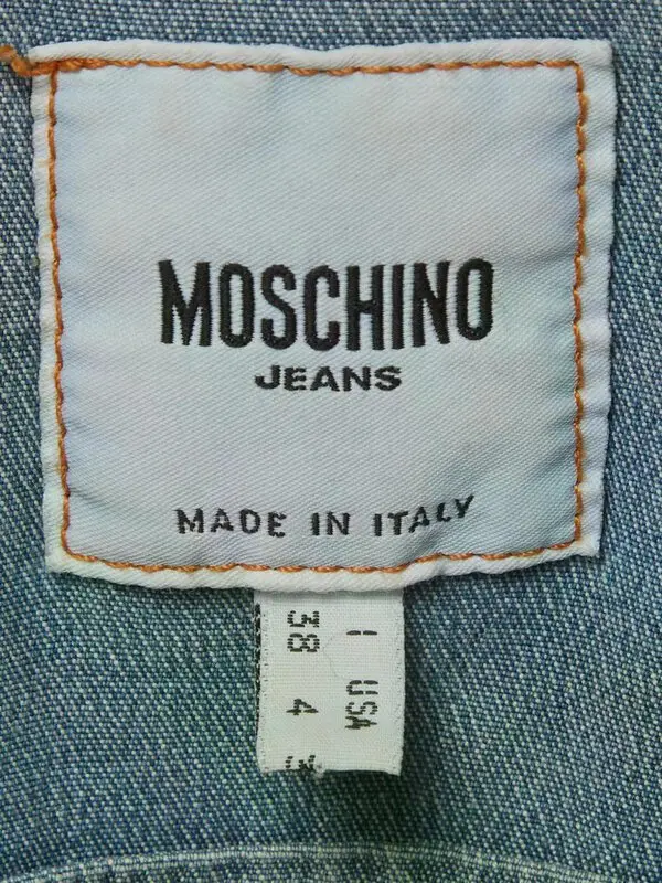 Moschino Cropped Denim Jacket