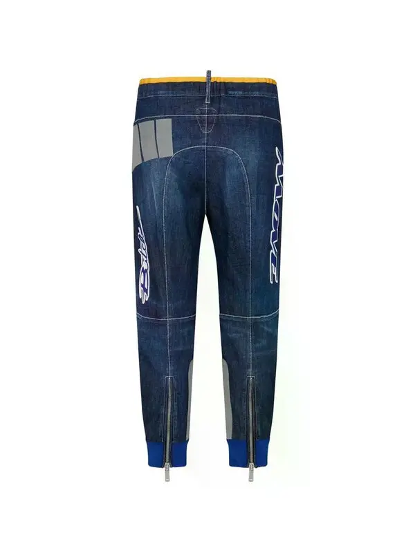 Dsquared2 Logo-print Panelled Jeans