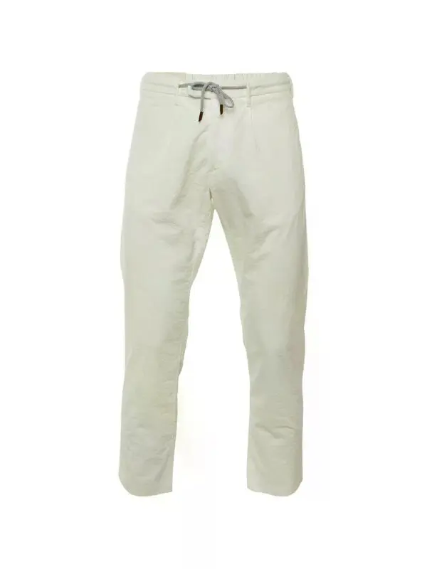 Eleventy Textured Drawstring Trousers