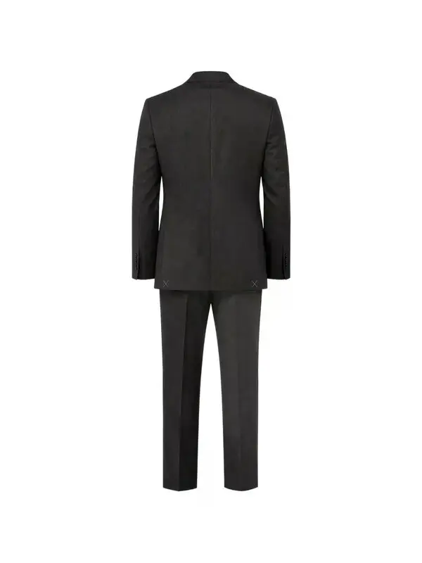 Corneliani Chalk-stripe Scalloped Suit