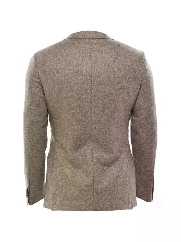 Corneliani Single-breasted Notch-lapel Jacket - Neutrals