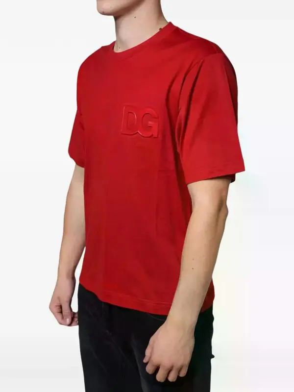 Dolce & Gabbana Embossed Dg Logo T-shirt