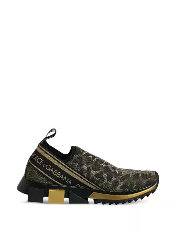 Dolce & Gabbana Sorrento Leopard-print Sneakers
