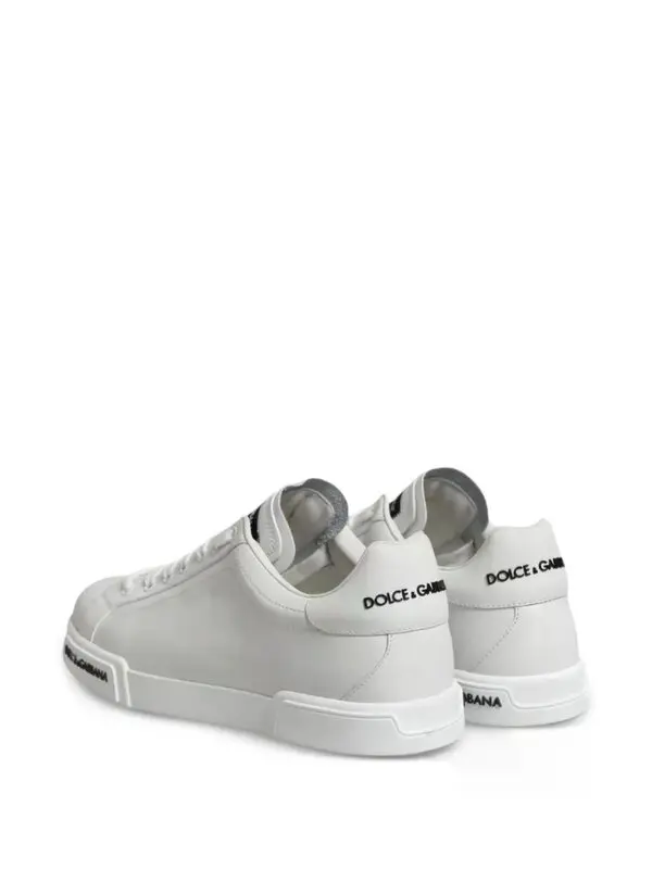 Dolce & Gabbana Logo Detail Leather Low-top Sneakers