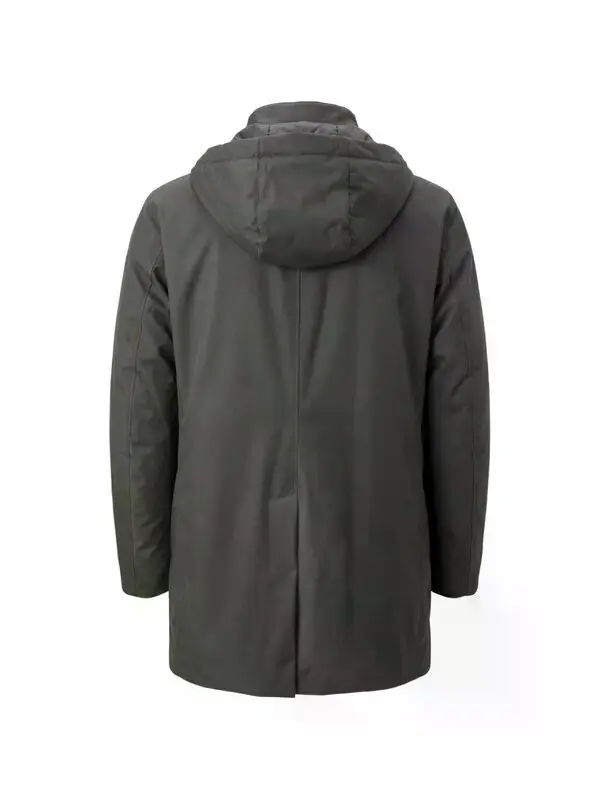 MOORER Hooded Button-up Coat