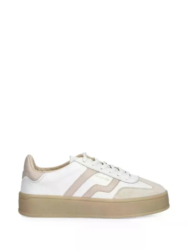 Gant Leather And Suede Platform Sneakers