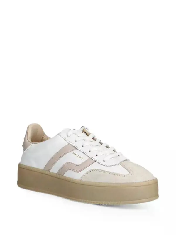 Gant Leather And Suede Platform Sneakers