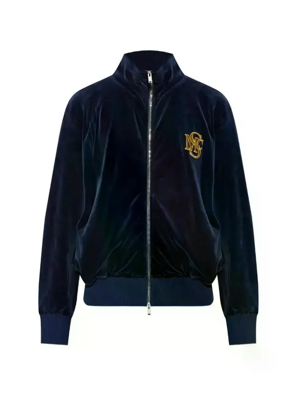 Stella McCartney Logo Embroidered Zip-up Sweatshirt