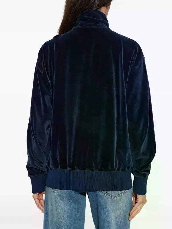 Stella McCartney Logo Embroidered Zip-up Sweatshirt