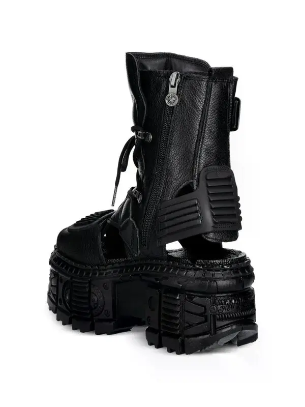 NEW ROCK Buckle-fastening Platform Sandals