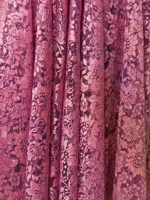 Dolce & Gabbana Floral Lace Midi Dress
