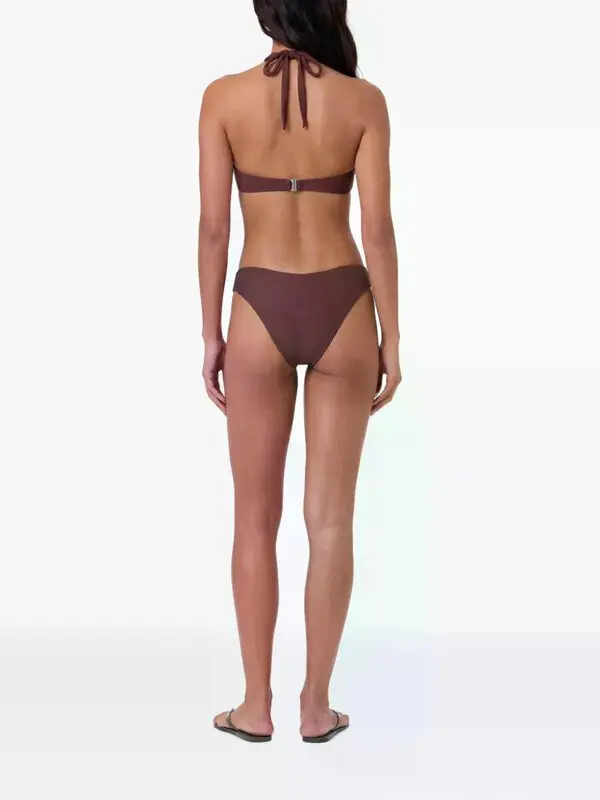 NICHOLAS Ondine Macramé Bikini Top - Brown