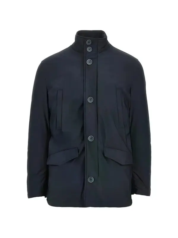 Herno Button-fastening High-neck Coat