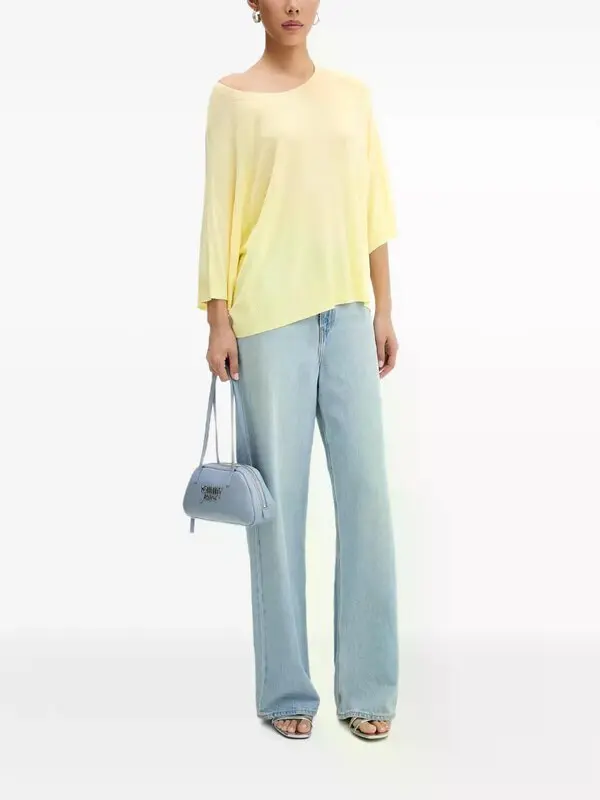 VICOLO Fine Knit Raglan Sleeve T-shirt