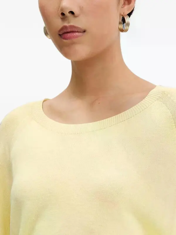 VICOLO Fine Knit Raglan Sleeve T-shirt