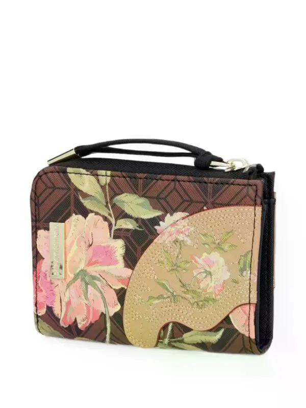 SPRAYGROUND Floral-print Geometric-pattern Wallet