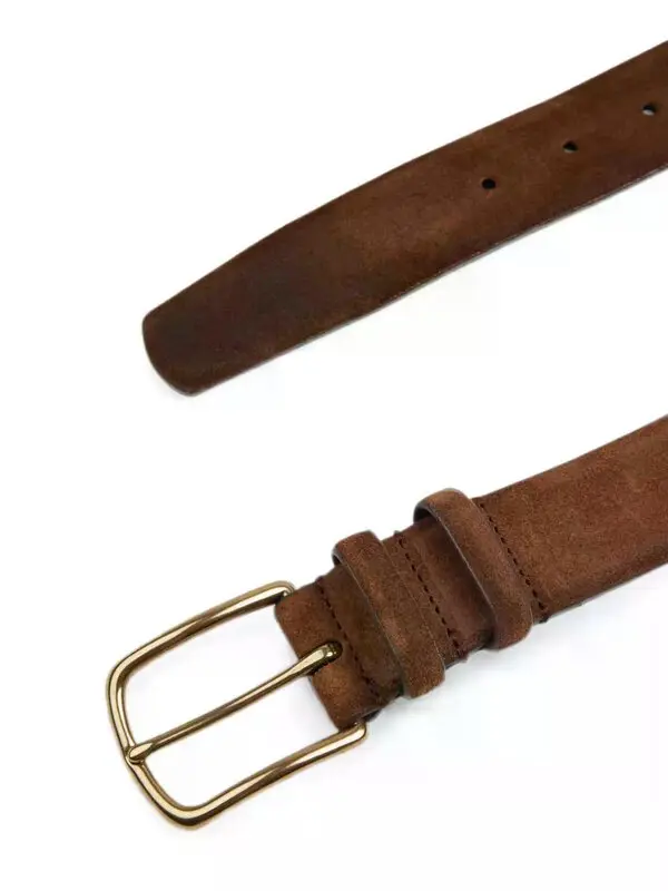Officine Creative Calf Suede Buckle-fastening Belt
