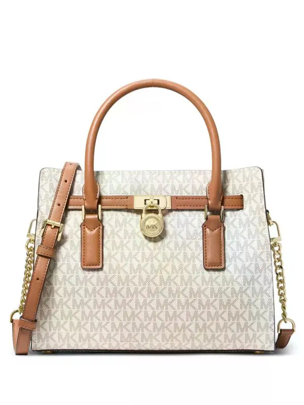 Michael Kors Hamilton Moderne Monogram Tote Bag - Neutrals
