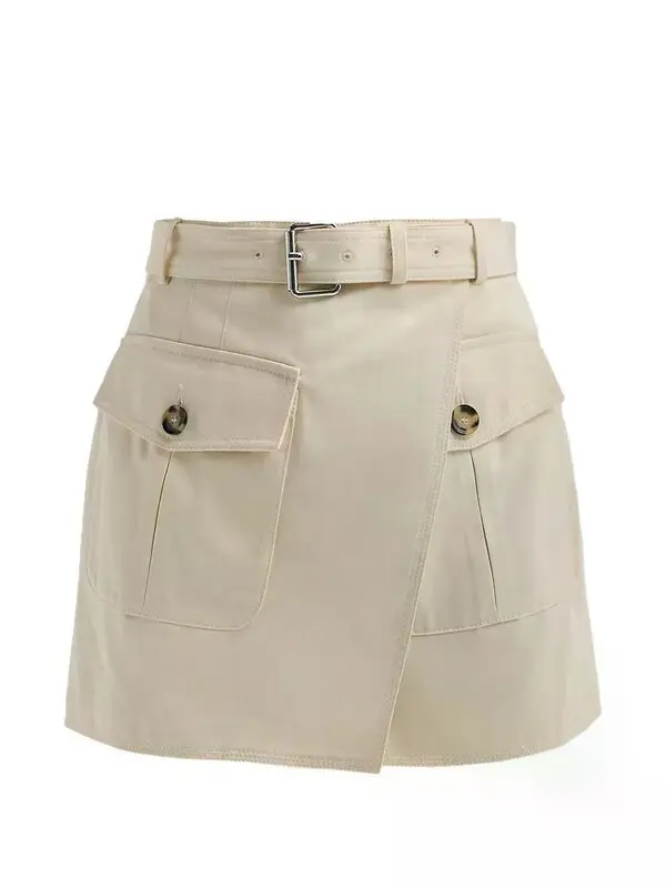 Proenza Schouler Belted Wrap Shorts