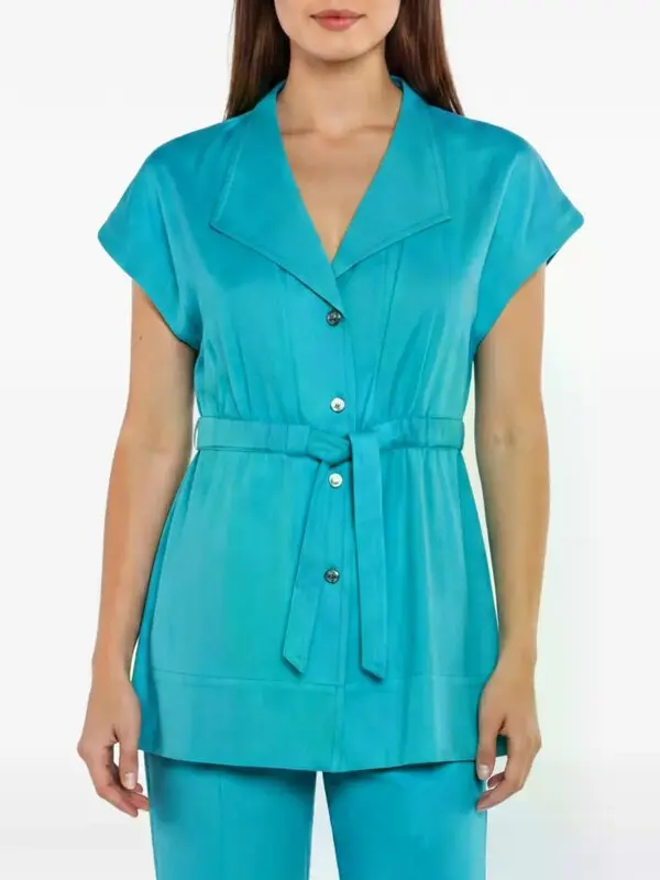 Brunello Cucinelli Belted Button-up Shirt