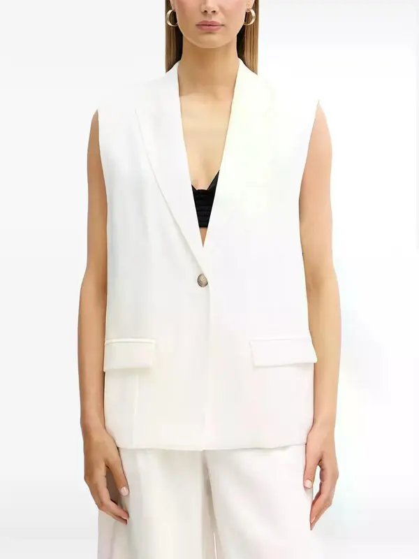 VICOLO Single-breasted Waistcoat With Notched Lapels