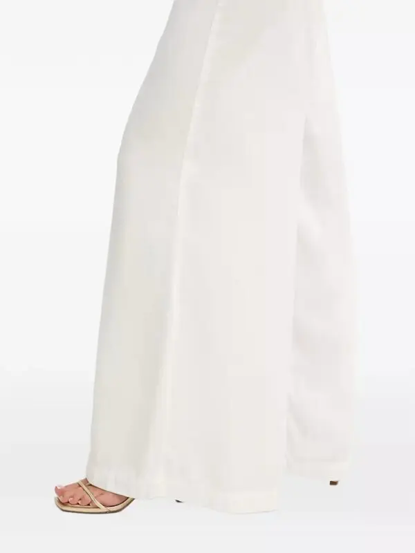 VICOLO Wide-leg Pressed Crease Jeans