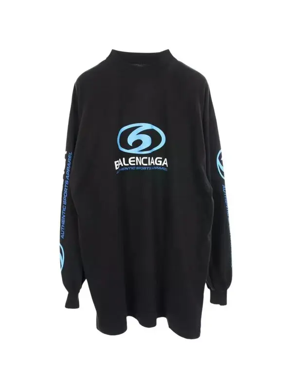 Balenciaga Long Sleeve Logo T-shirt