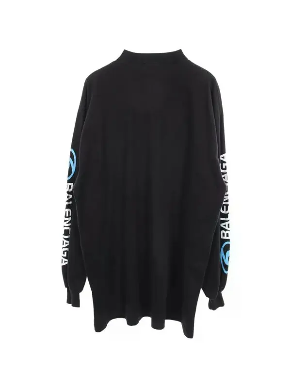 Balenciaga Long Sleeve Logo T-shirt
