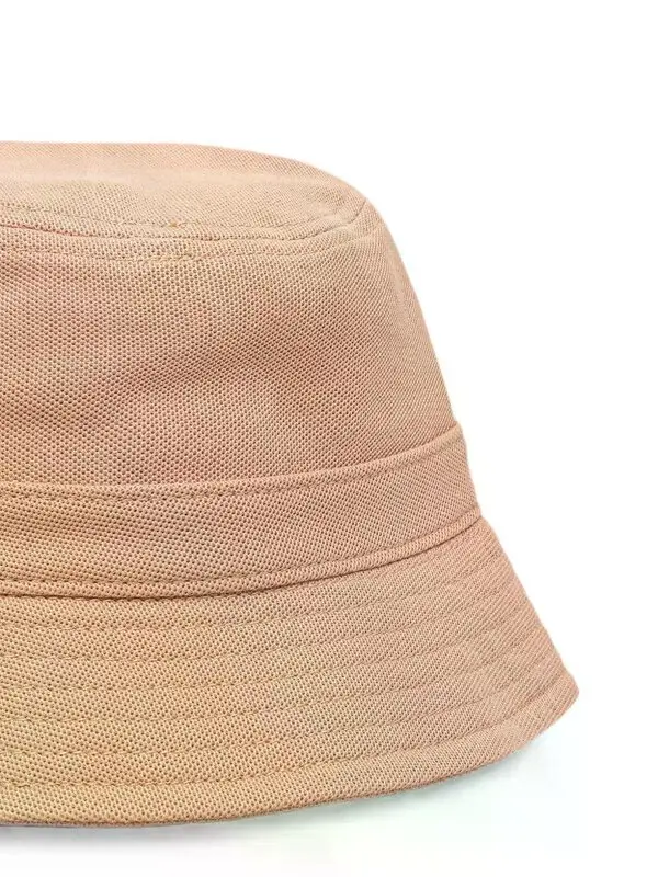 Lacoste Piqué Bucket Hat With Logo Patch