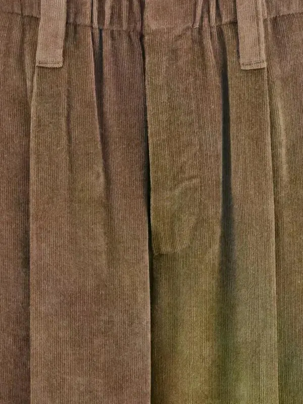 Brunello Cucinelli Pleated Corduroy Trousers
