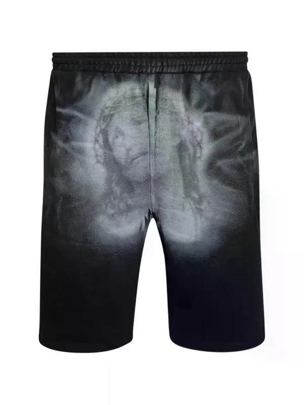 LA MASKARADE Miami Graphic Print Shorts