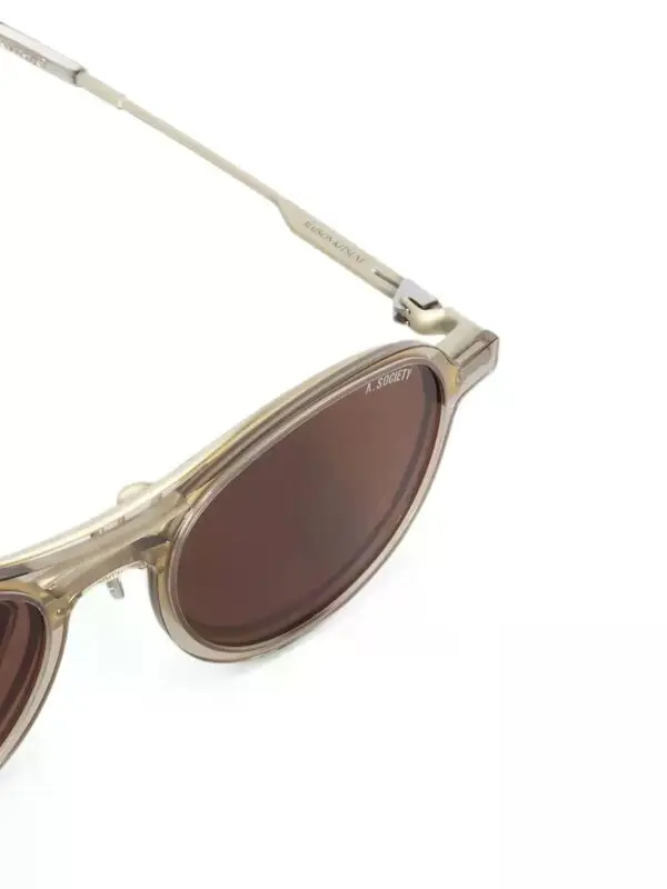 Maison Kitsuné X A. Society Oval-frame Sunglasses