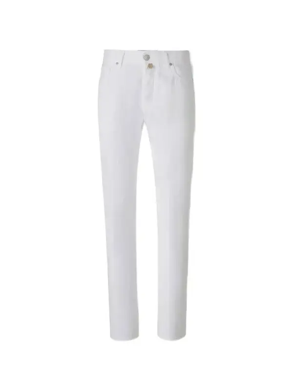 Jacob Cohen Denim Jeans With Logo Patch