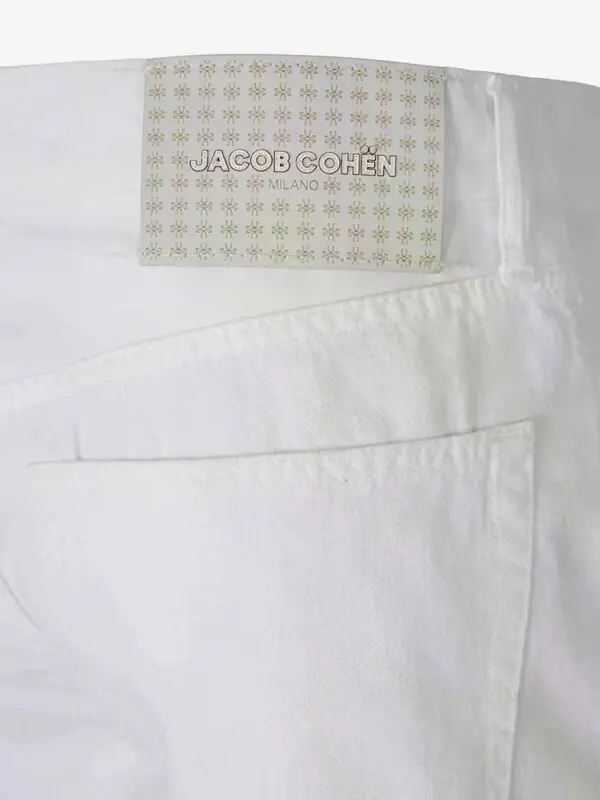 Jacob Cohen Denim Jeans With Logo Patch
