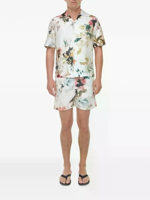Simkhai Lowell Floral-print Swim Shorts