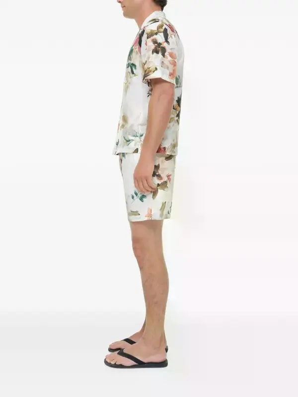 Simkhai Lowell Floral-print Swim Shorts