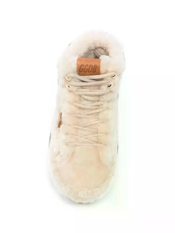 GOLDEN GOOSE Francy Shearling High-top Sneakers